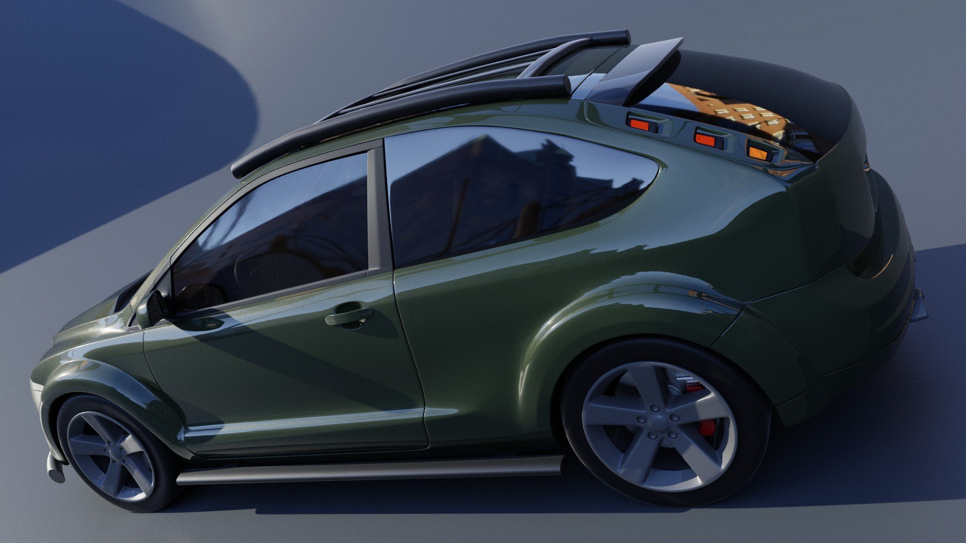 Tuning Hatchback Car Focus 2 3D Model - TurboSquid 2069586