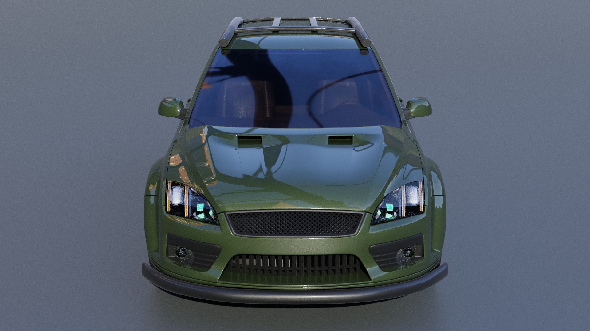 Tuning Hatchback Car Focus 2 3D Model - TurboSquid 2069586