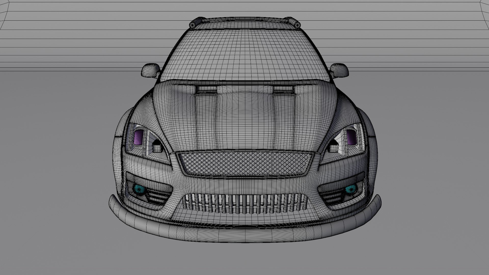 Tuning Hatchback Car Focus 2 3D Model - TurboSquid 2069586