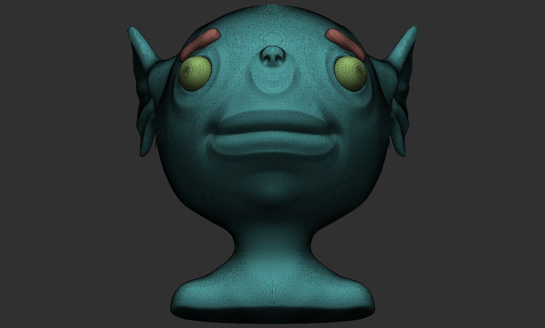 3D strange creature - TurboSquid 1365803