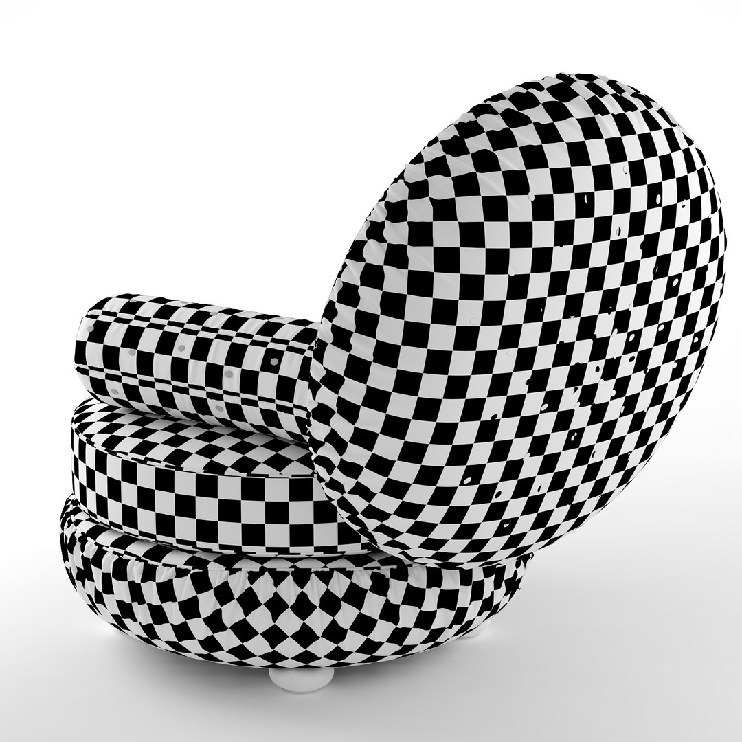 Burger Chair Armchair 3D Model - TurboSquid 1226942