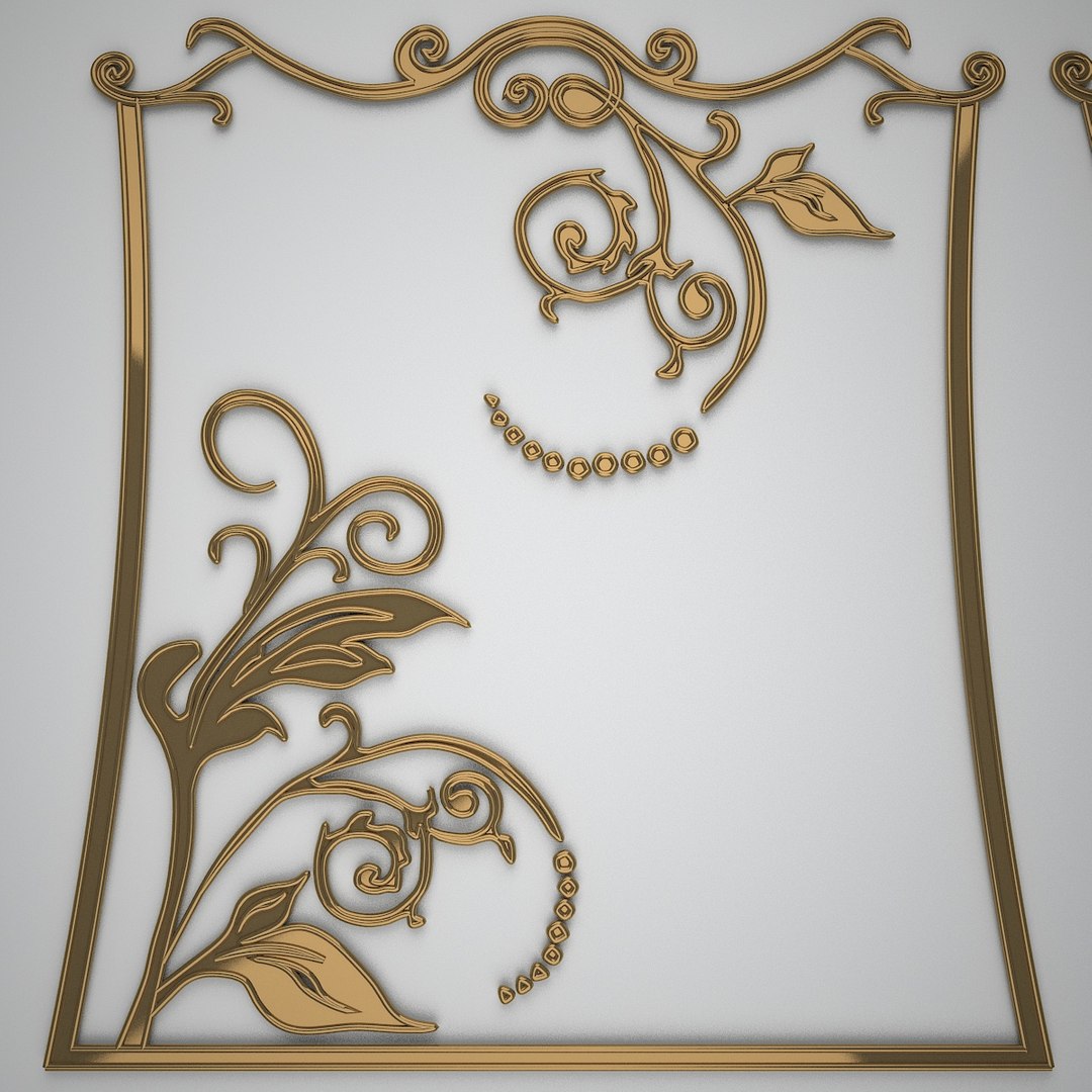 3D Decorative Ornaments 3 Design - TurboSquid 1340788