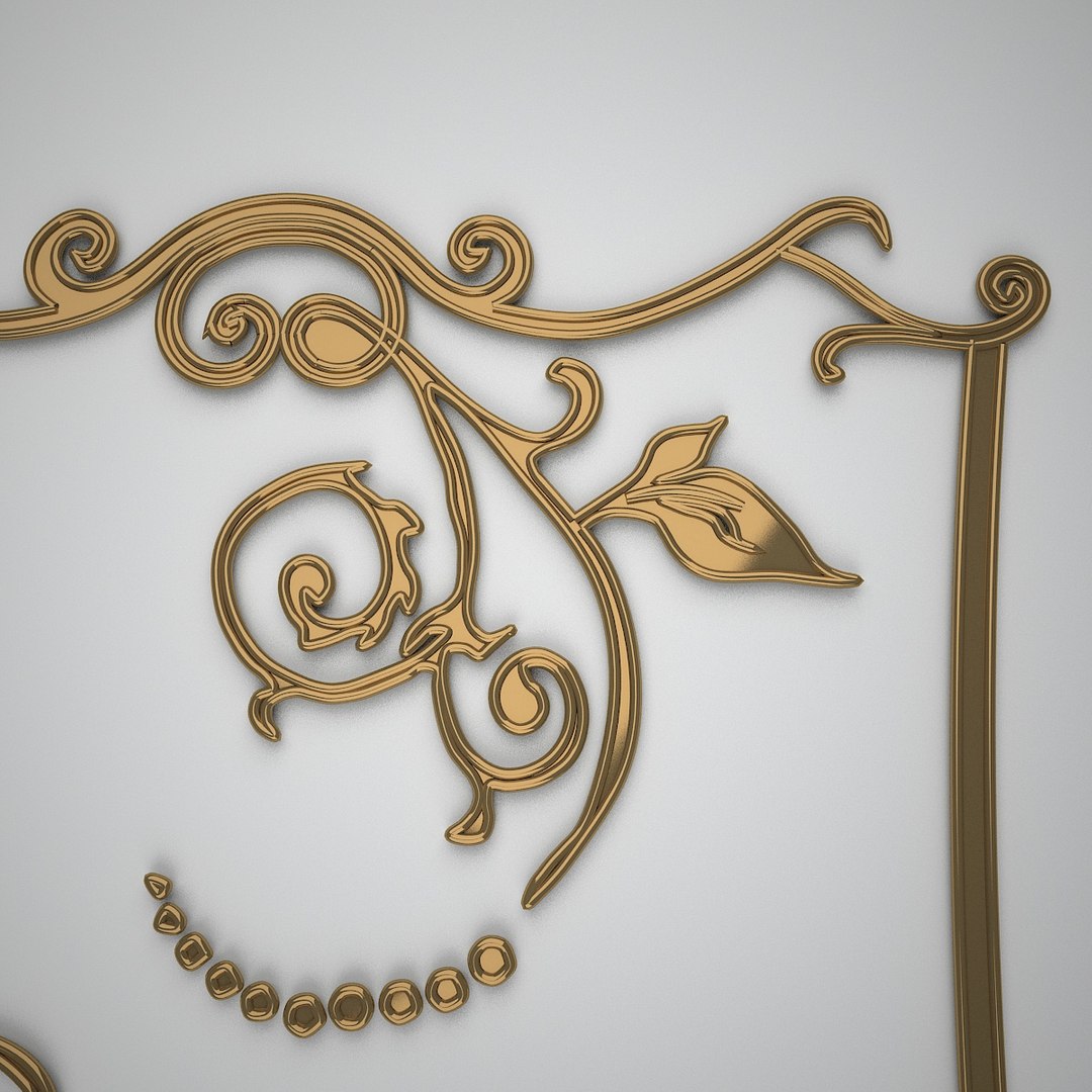 3D Decorative Ornaments 3 Design - TurboSquid 1340788