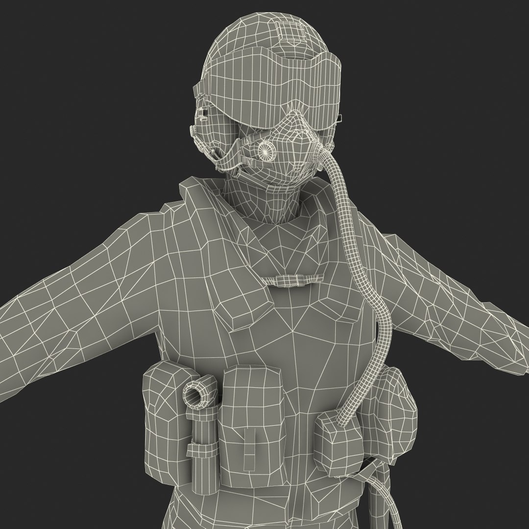 military pilot v4 static 3d 3ds