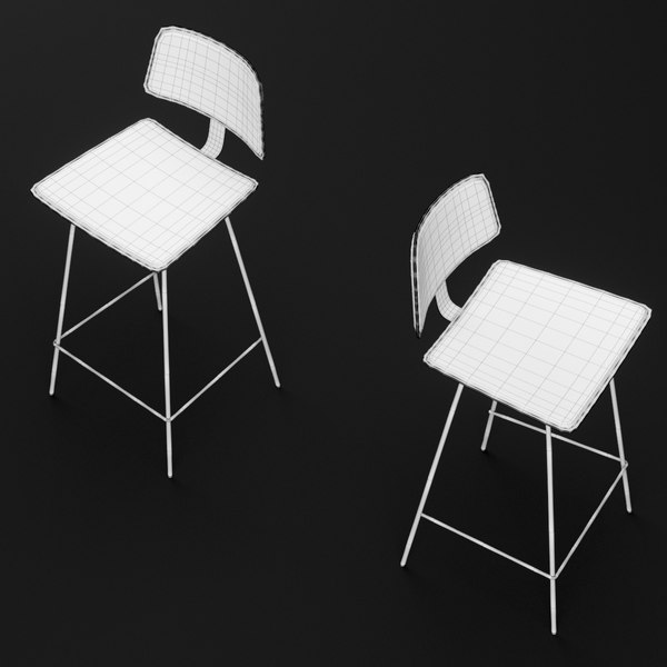 3D bar chair - TurboSquid 1543381
