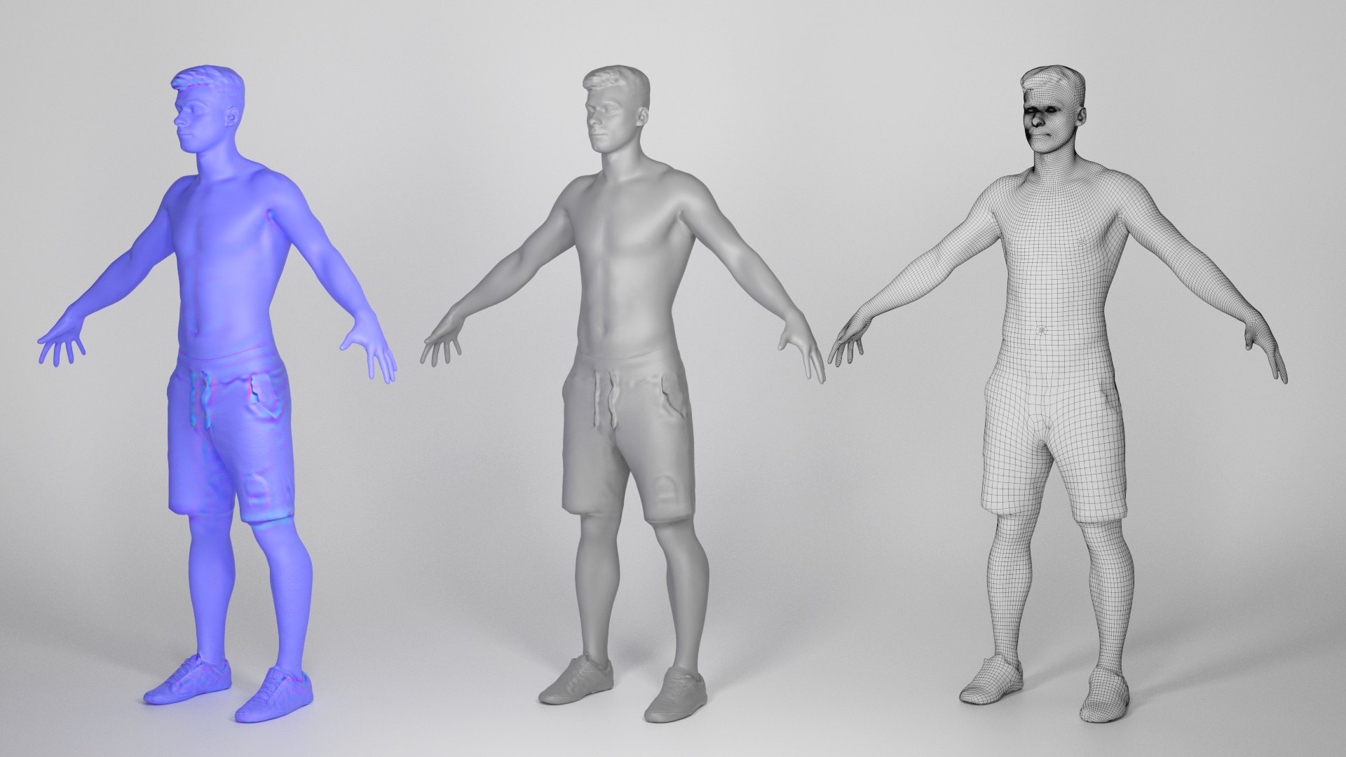 Human Man Ready 3D Model - TurboSquid 1582032