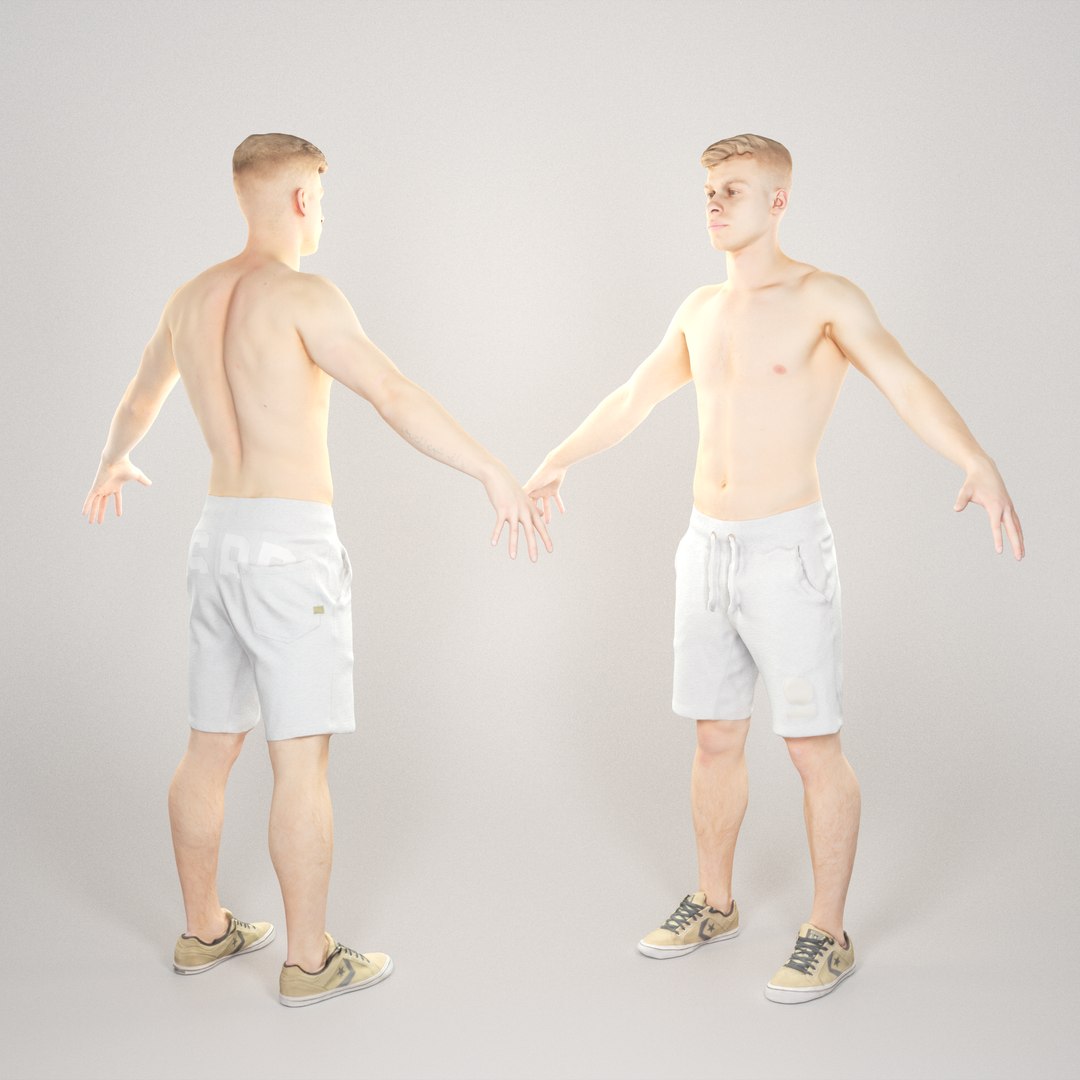 Human Man Ready 3D Model - TurboSquid 1582032