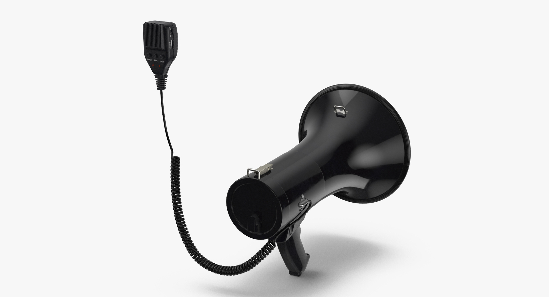 Police megaphone 01 3D | 1145430 | TurboSquid