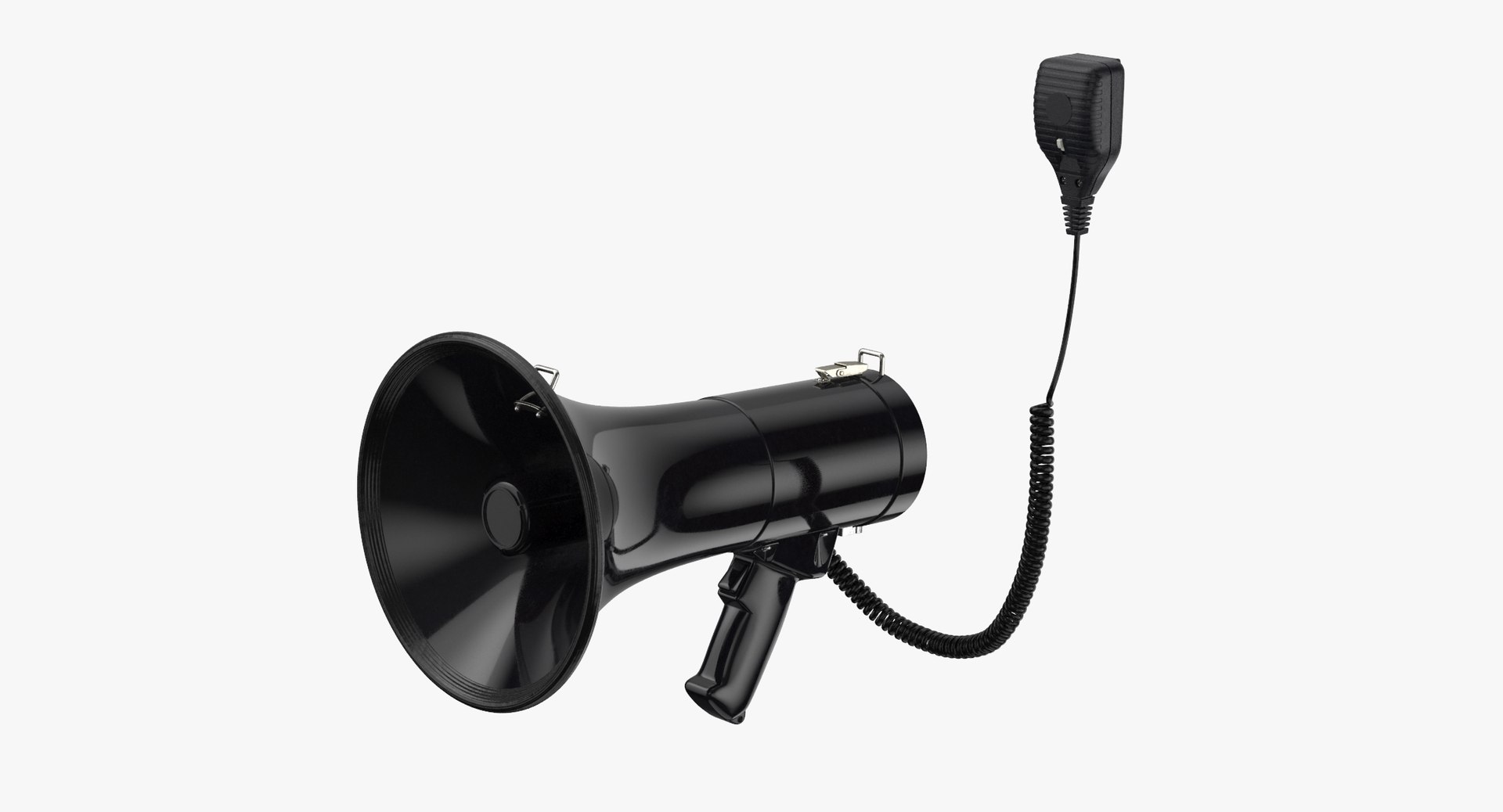 Police Megaphone 01 3D | 1145430 | TurboSquid