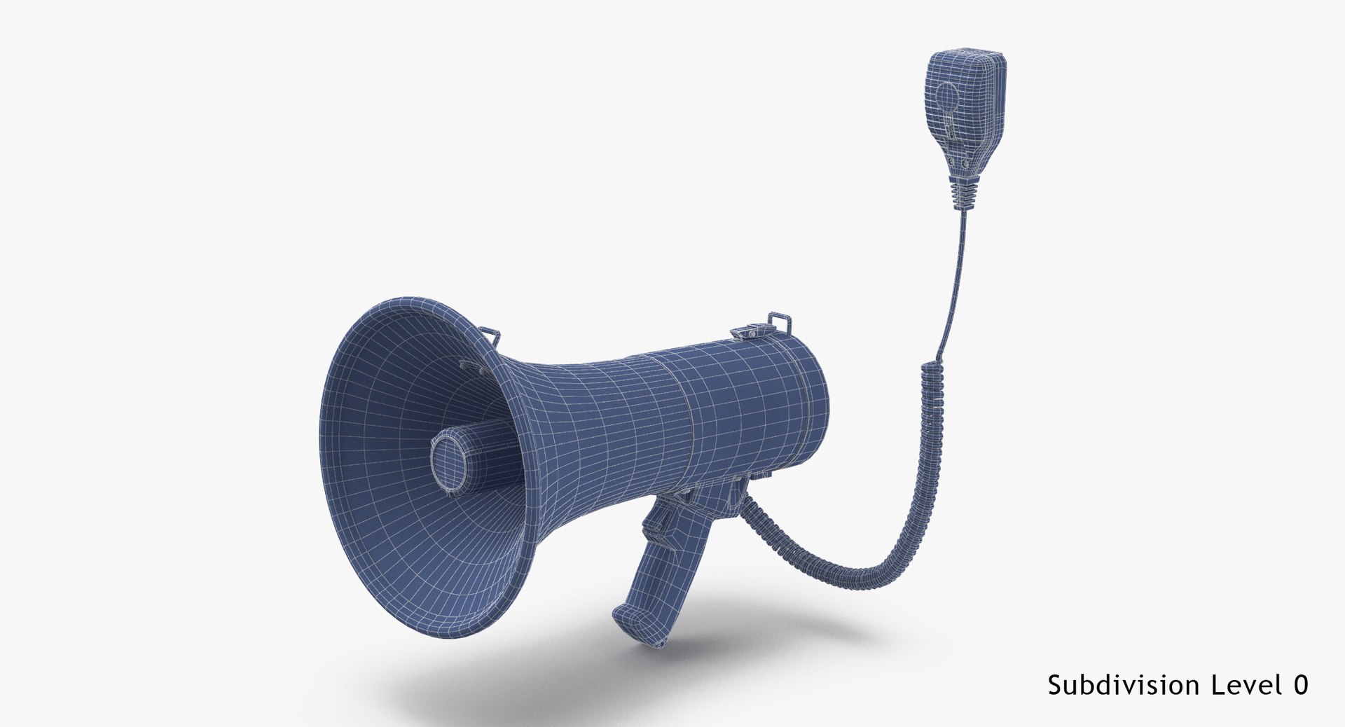 Police Megaphone 01 3D | 1145430 | TurboSquid