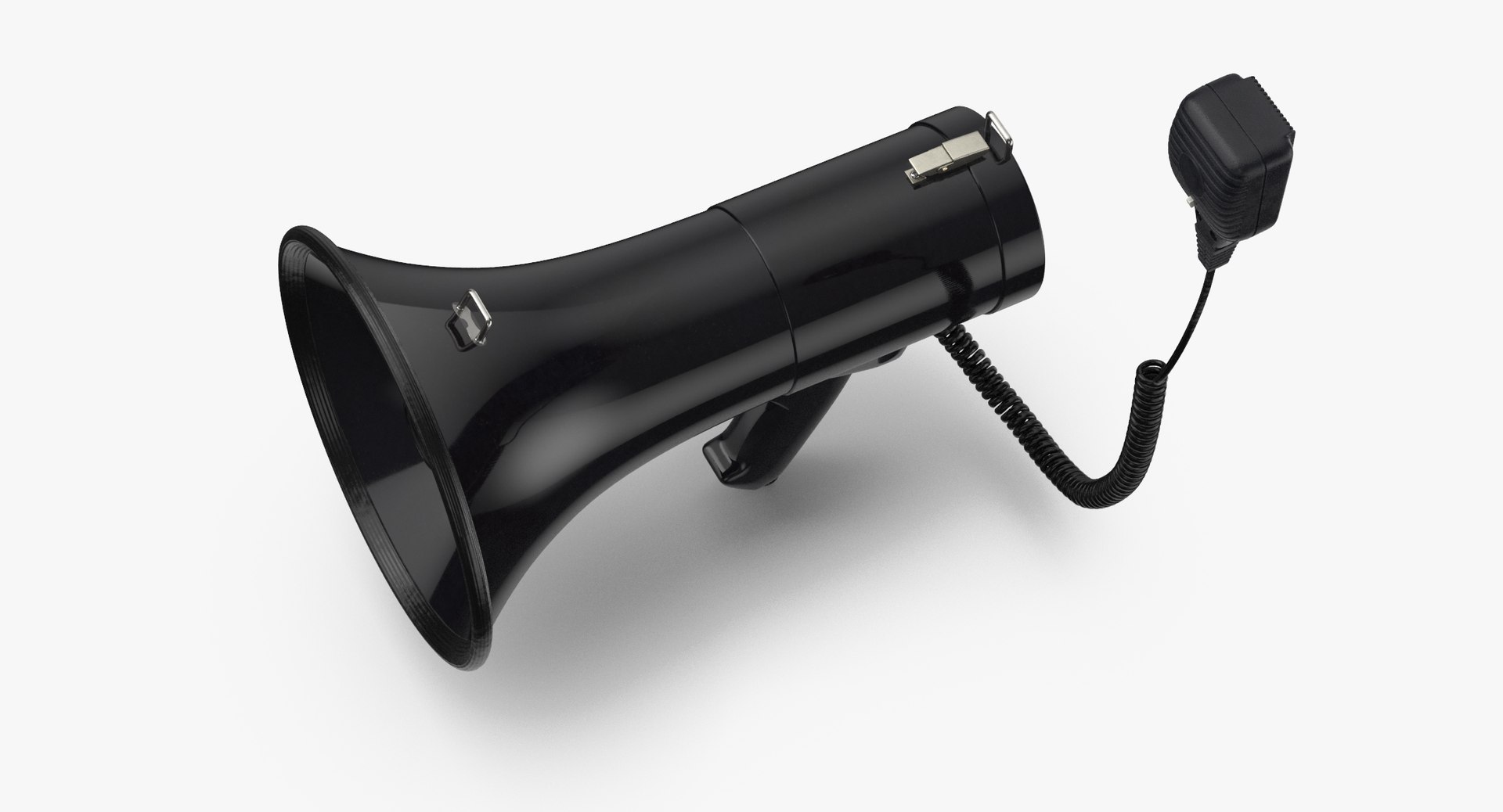 Police Megaphone 01 3D | 1145430 | TurboSquid
