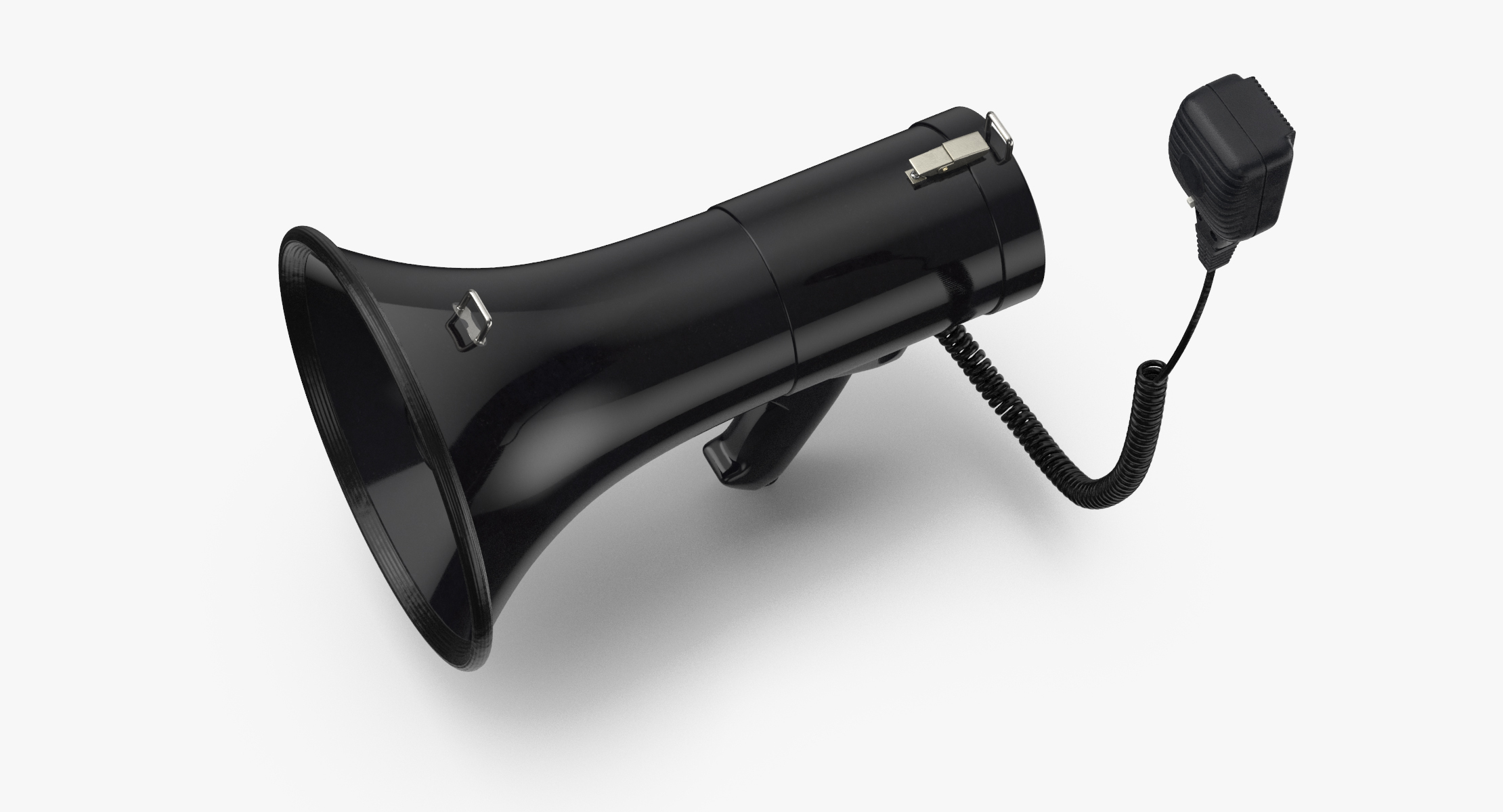 Police megaphone 01 3D | 1145430 | TurboSquid