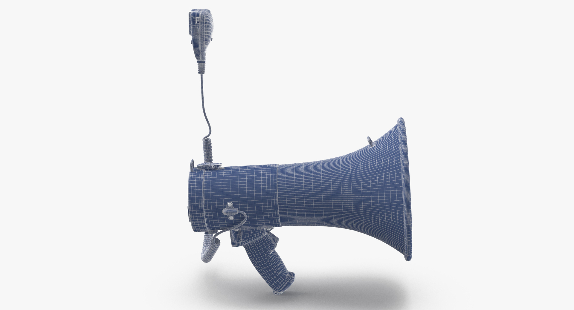 Police megaphone 01 3D | 1145430 | TurboSquid