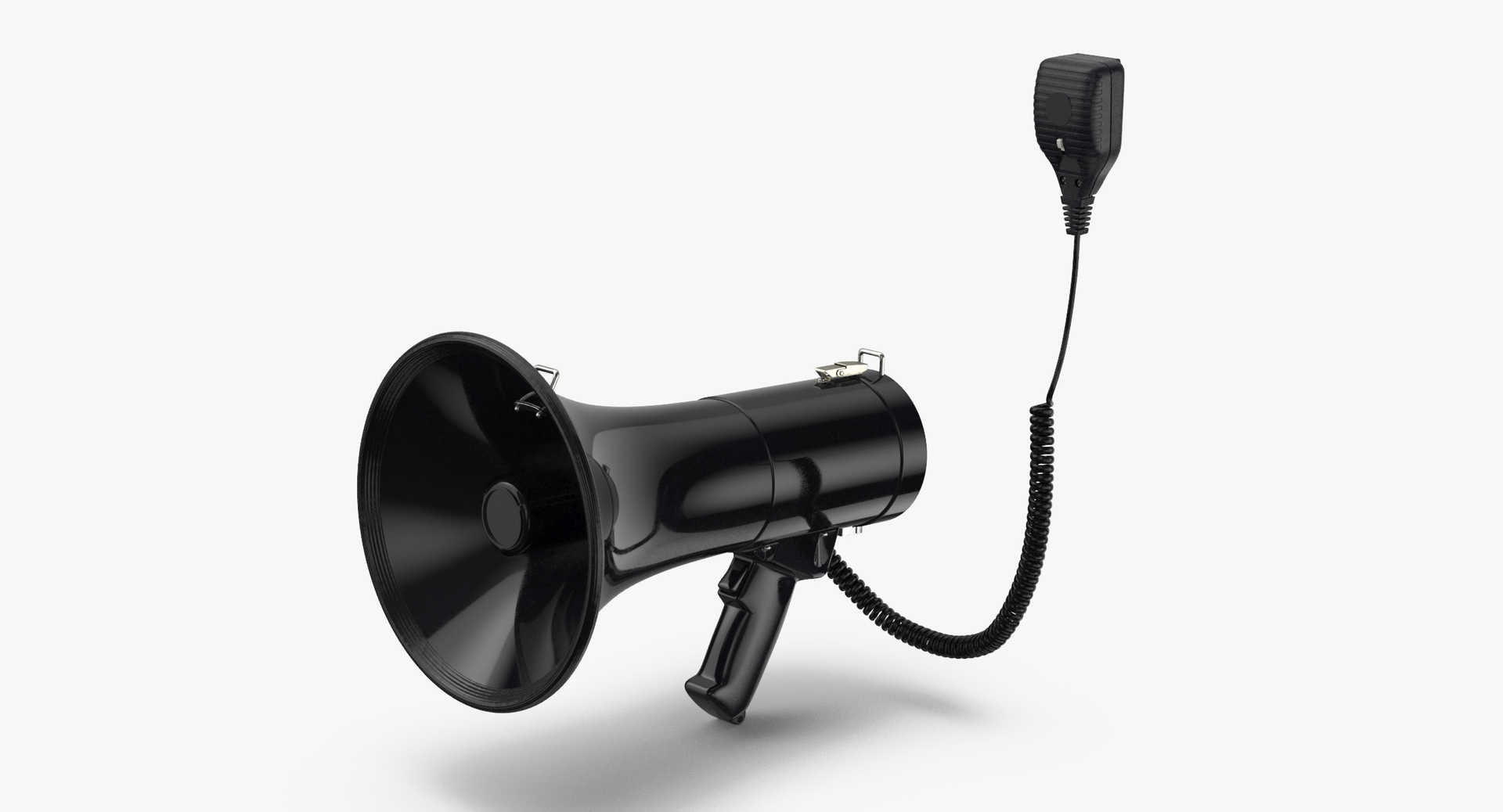 Police megaphone 01 3D | 1145430 | TurboSquid