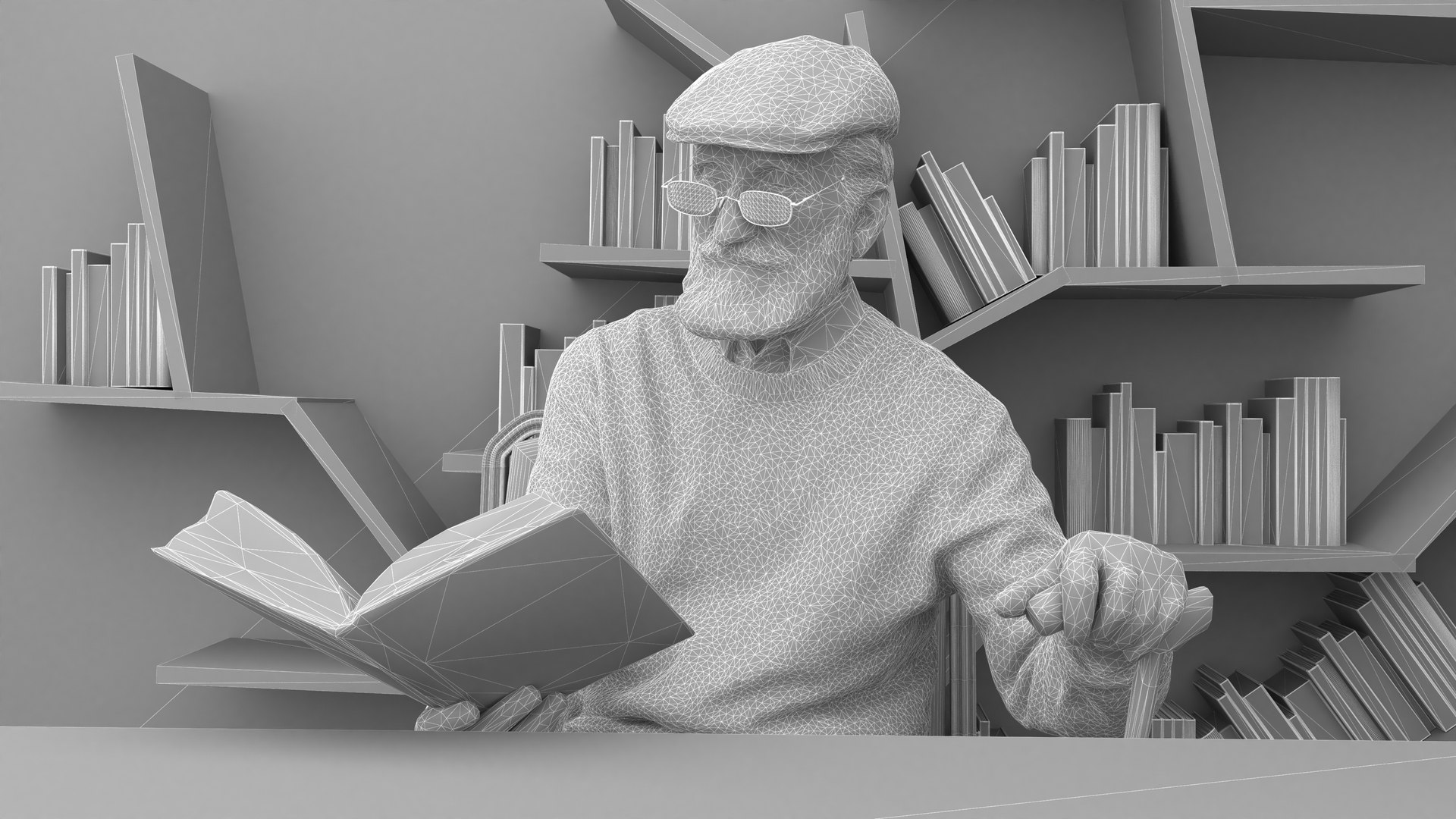 Library Room 4K 3D Model - TurboSquid 2384920