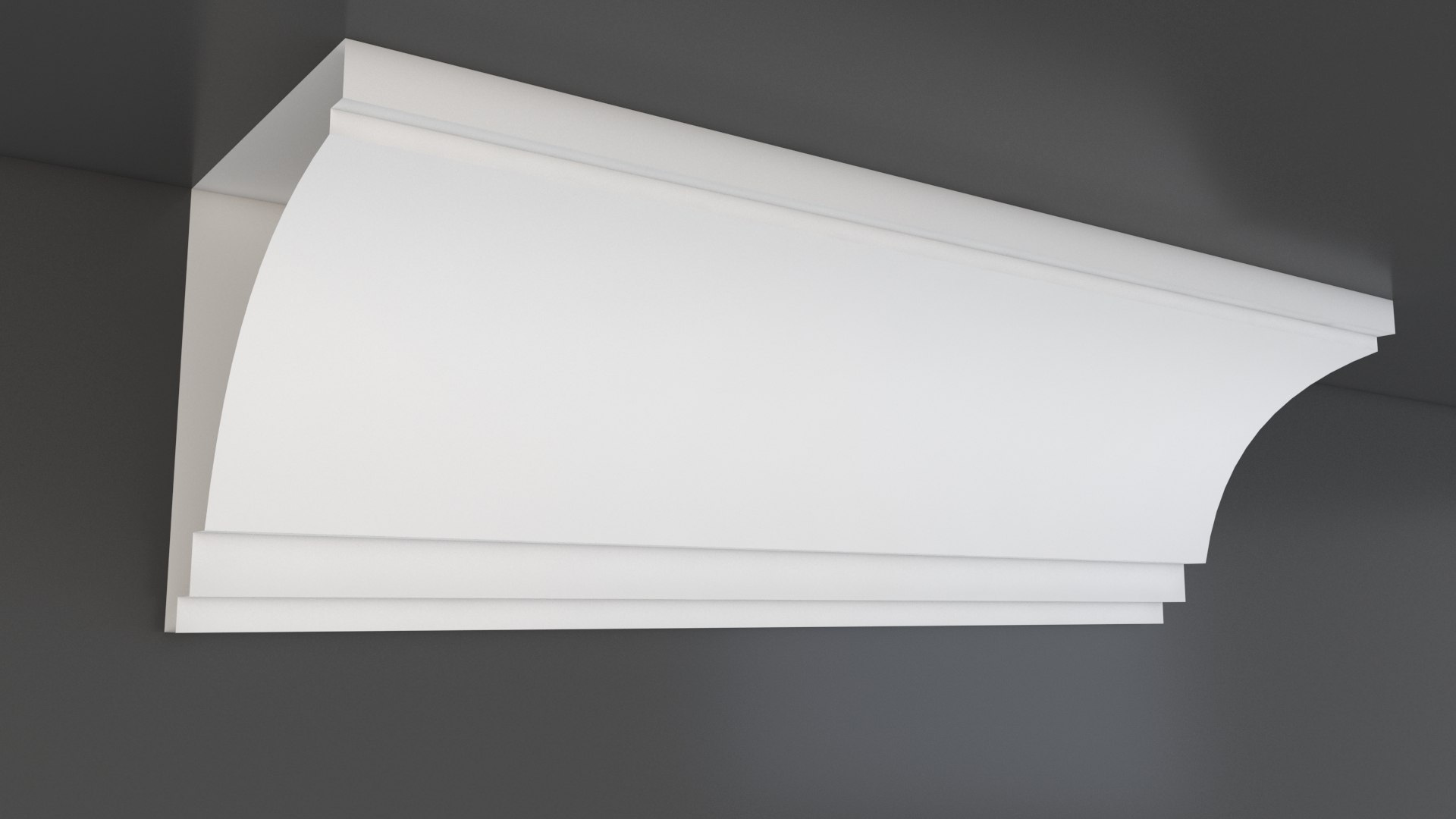 Cornice 84 Straight Model - TurboSquid 2022942