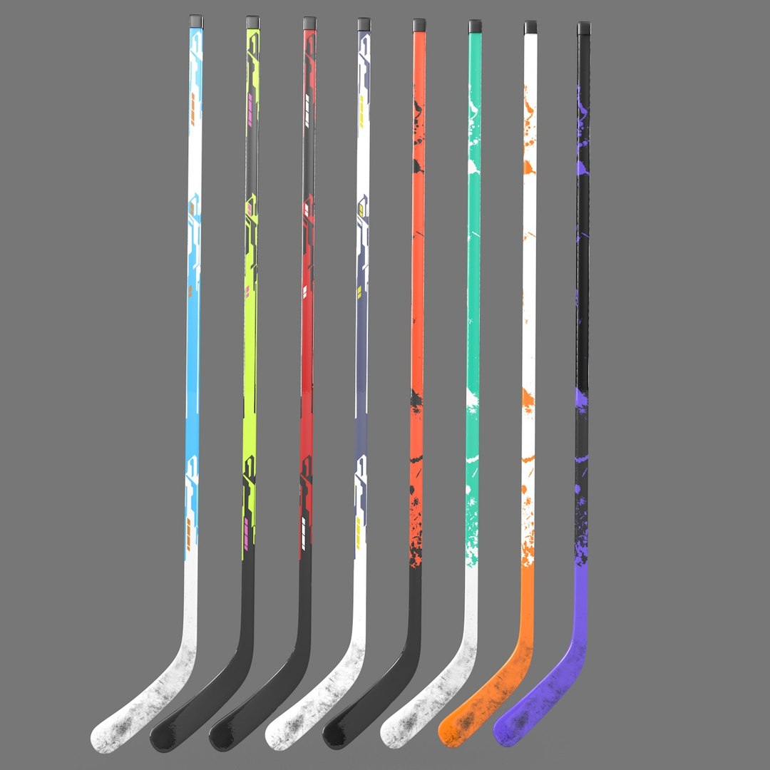 3D Professional Hockey Stick Model - TurboSquid 1245317