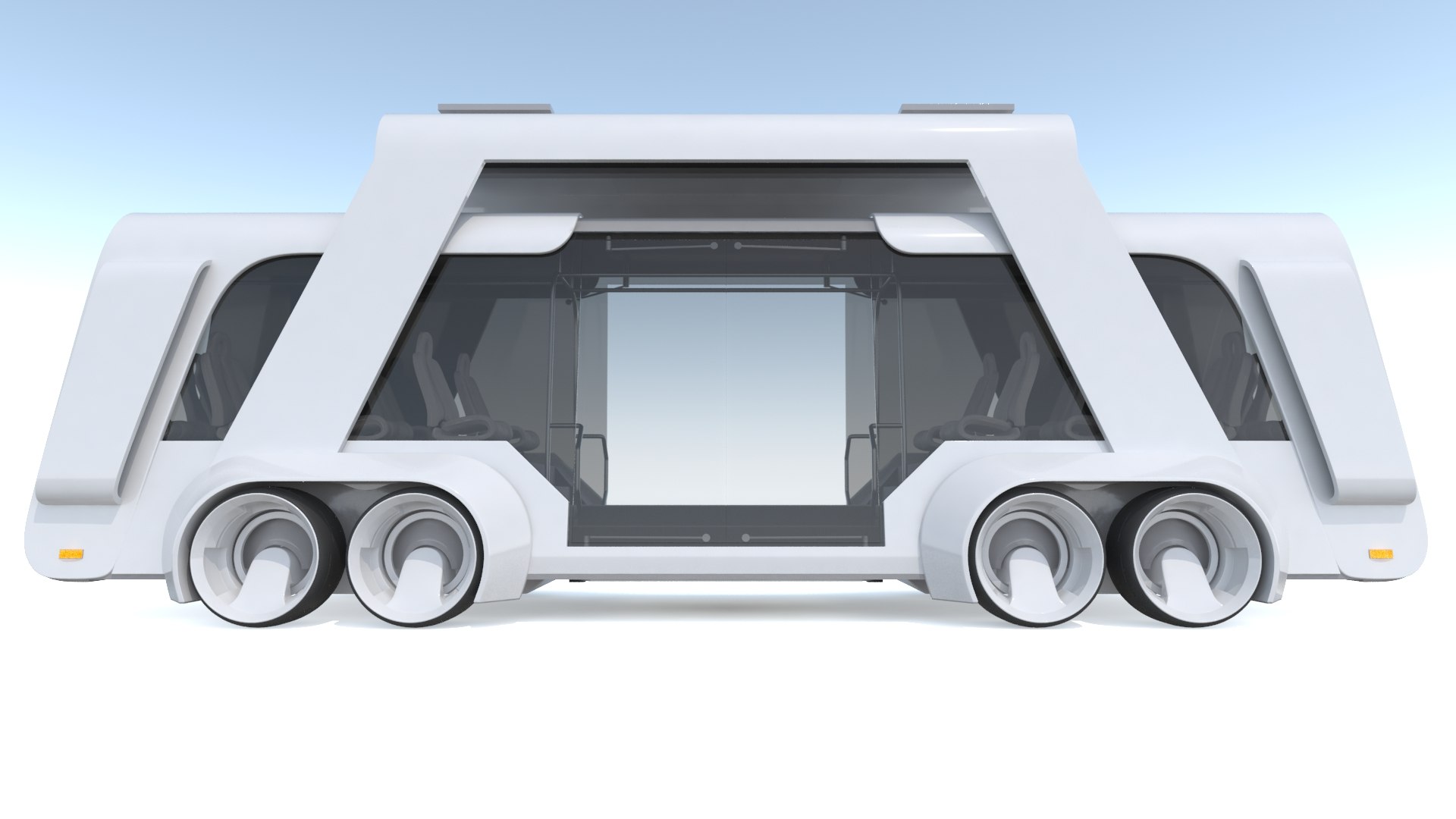 Sci-fi Futuristic Future Bus 3D - TurboSquid 1562476