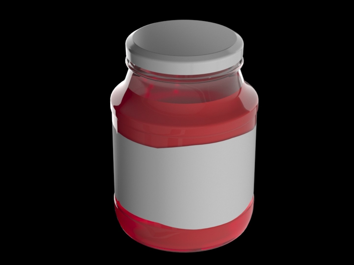 Jam Jar 3D Model - TurboSquid 1544934