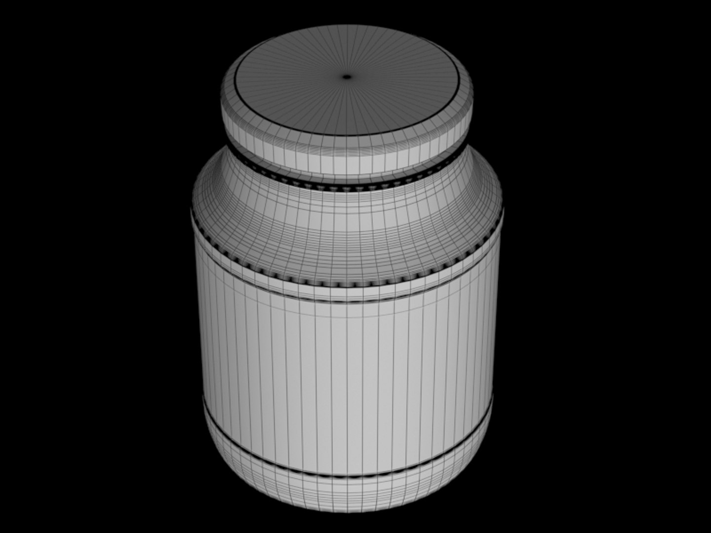 Jam Jar 3D Model - TurboSquid 1544934