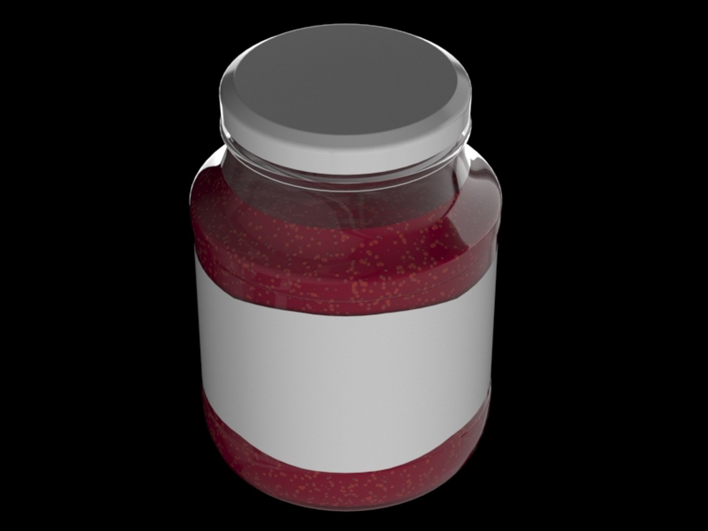 Jam Jar 3D Model - TurboSquid 1544934
