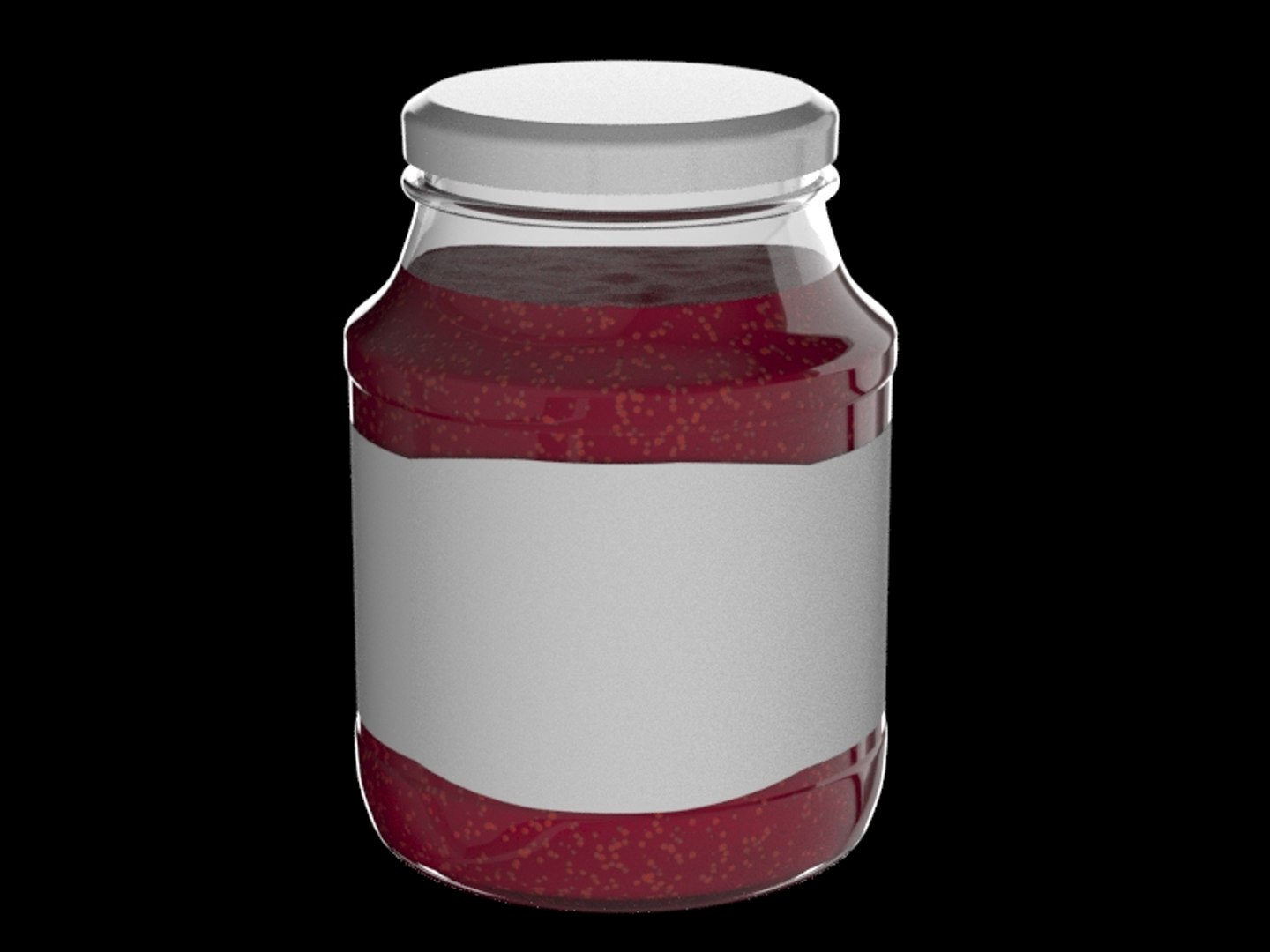 Jam Jar 3D Model - TurboSquid 1544934
