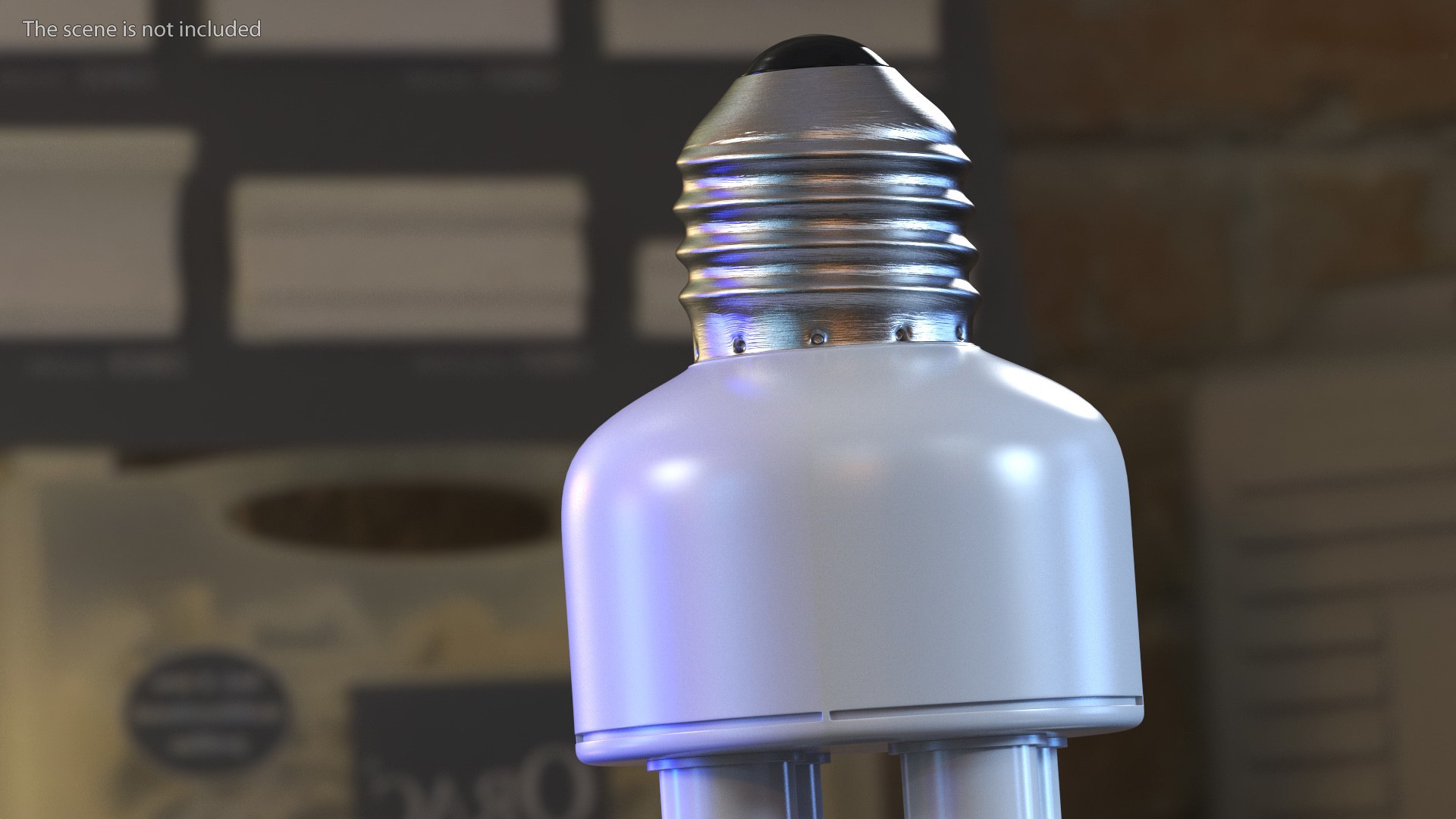 Ubend Compact Fluorescent Light Bulb 3D Model - TurboSquid 2130578