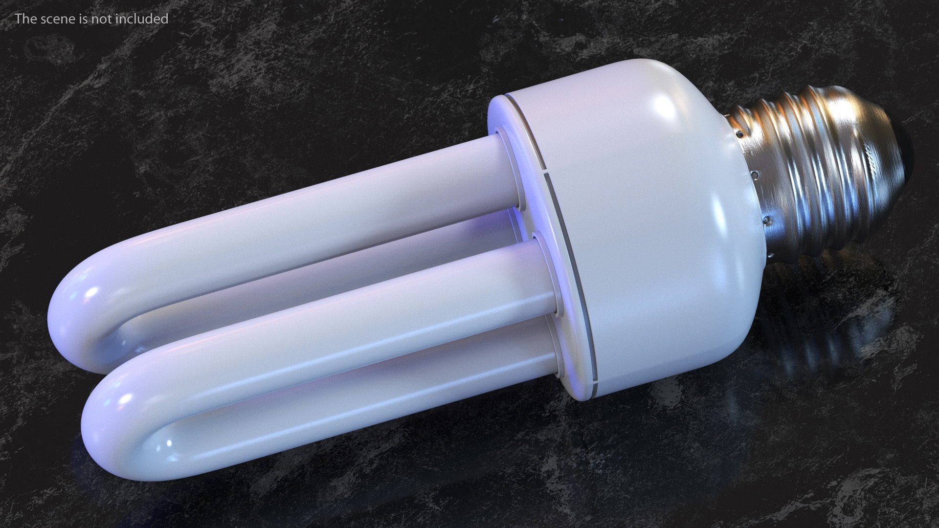 Ubend Compact Fluorescent Light Bulb 3D Model - TurboSquid 2130578