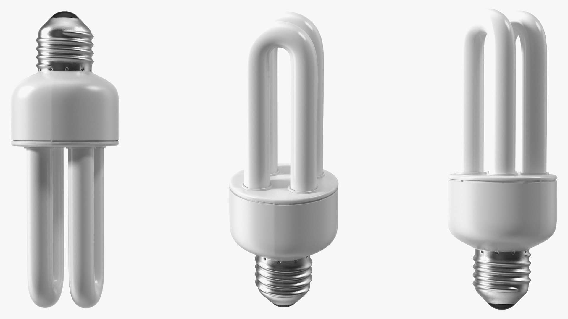 Ubend Compact Fluorescent Light Bulb 3D Model - TurboSquid 2130578