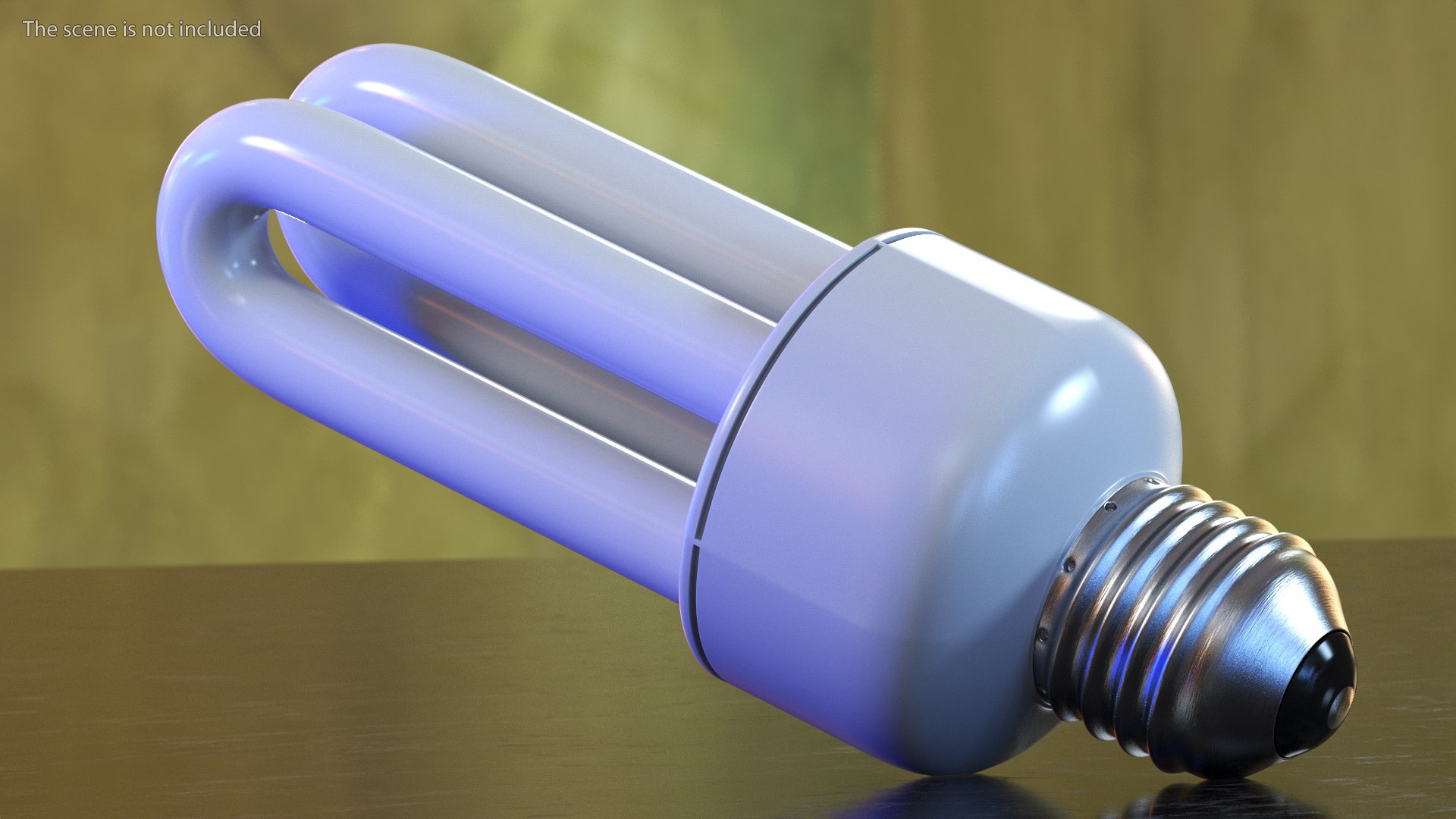 Ubend Compact Fluorescent Light Bulb 3D Model - TurboSquid 2130578