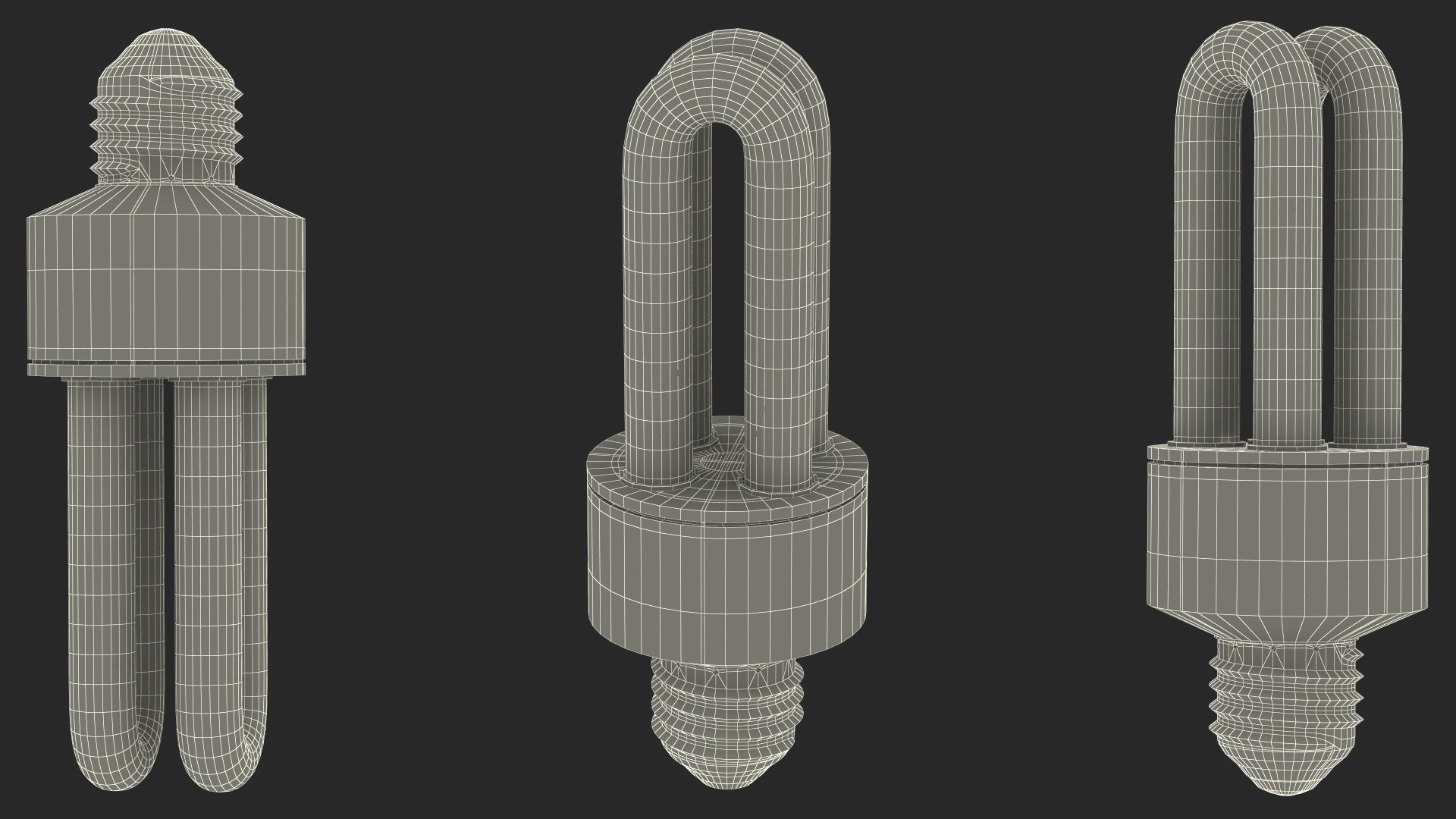 Ubend Compact Fluorescent Light Bulb 3D Model - TurboSquid 2130578