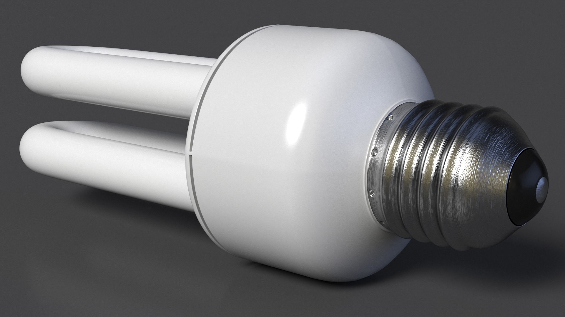 Ubend Compact Fluorescent Light Bulb 3D Model - TurboSquid 2130578