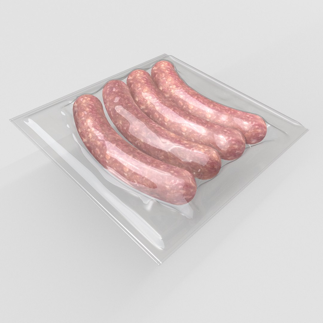 Packaging Sausage Bag 3D Model - TurboSquid 1342741