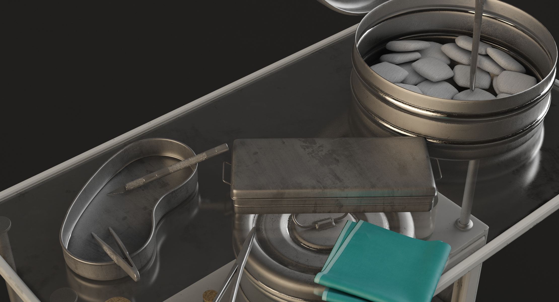 Medical console 3D model - TurboSquid 1277963