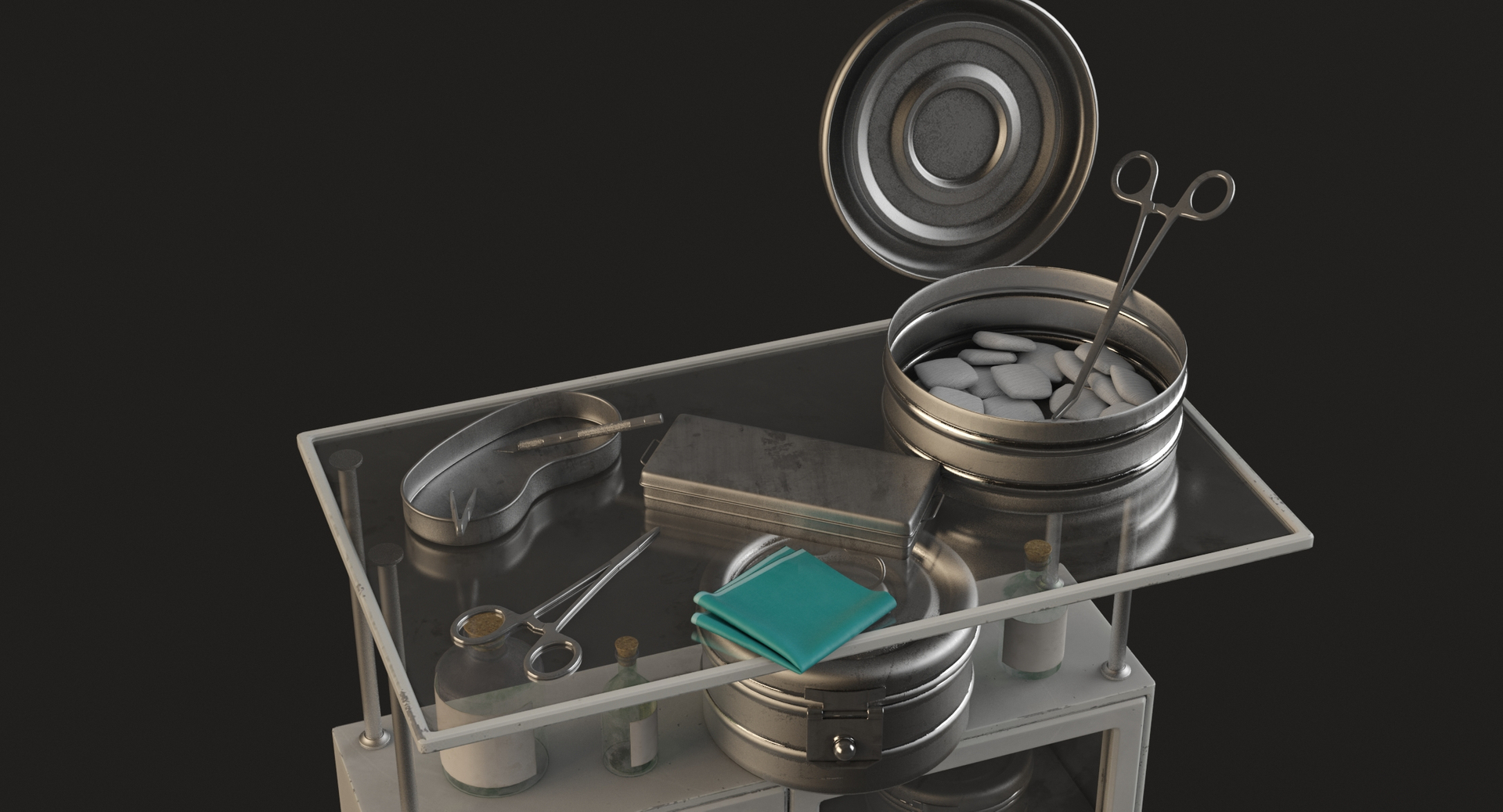 Medical console 3D model - TurboSquid 1277963