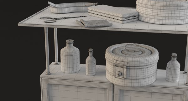 Medical console 3D model - TurboSquid 1277963