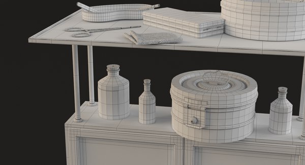 Medical console 3D model - TurboSquid 1277963
