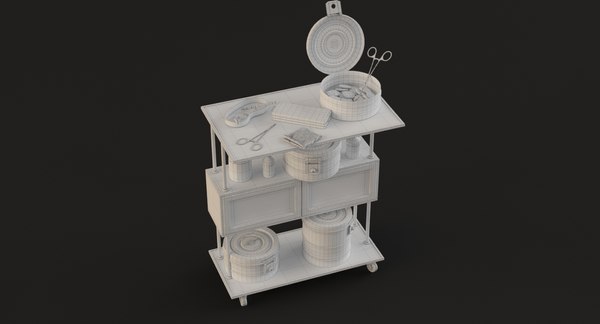 Medical console 3D model - TurboSquid 1277963