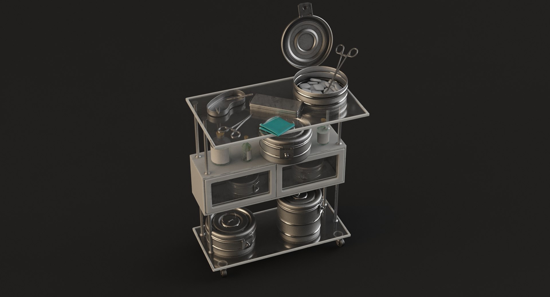 Medical console 3D model - TurboSquid 1277963