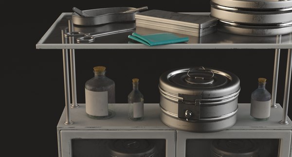 Medical console 3D model - TurboSquid 1277963