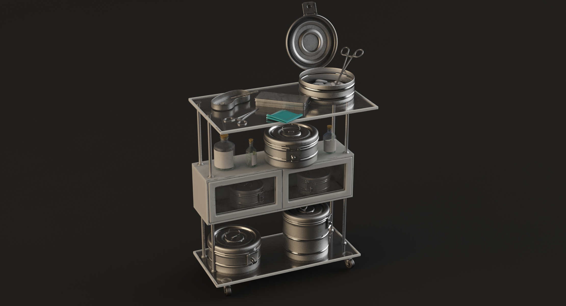 Medical console 3D model - TurboSquid 1277963