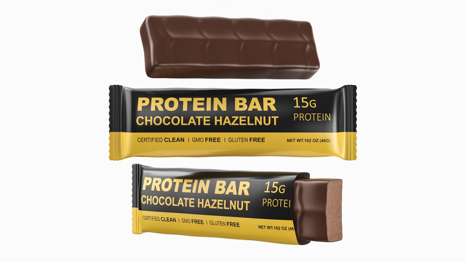 Protein Bar Set 3D Model - TurboSquid 2396824