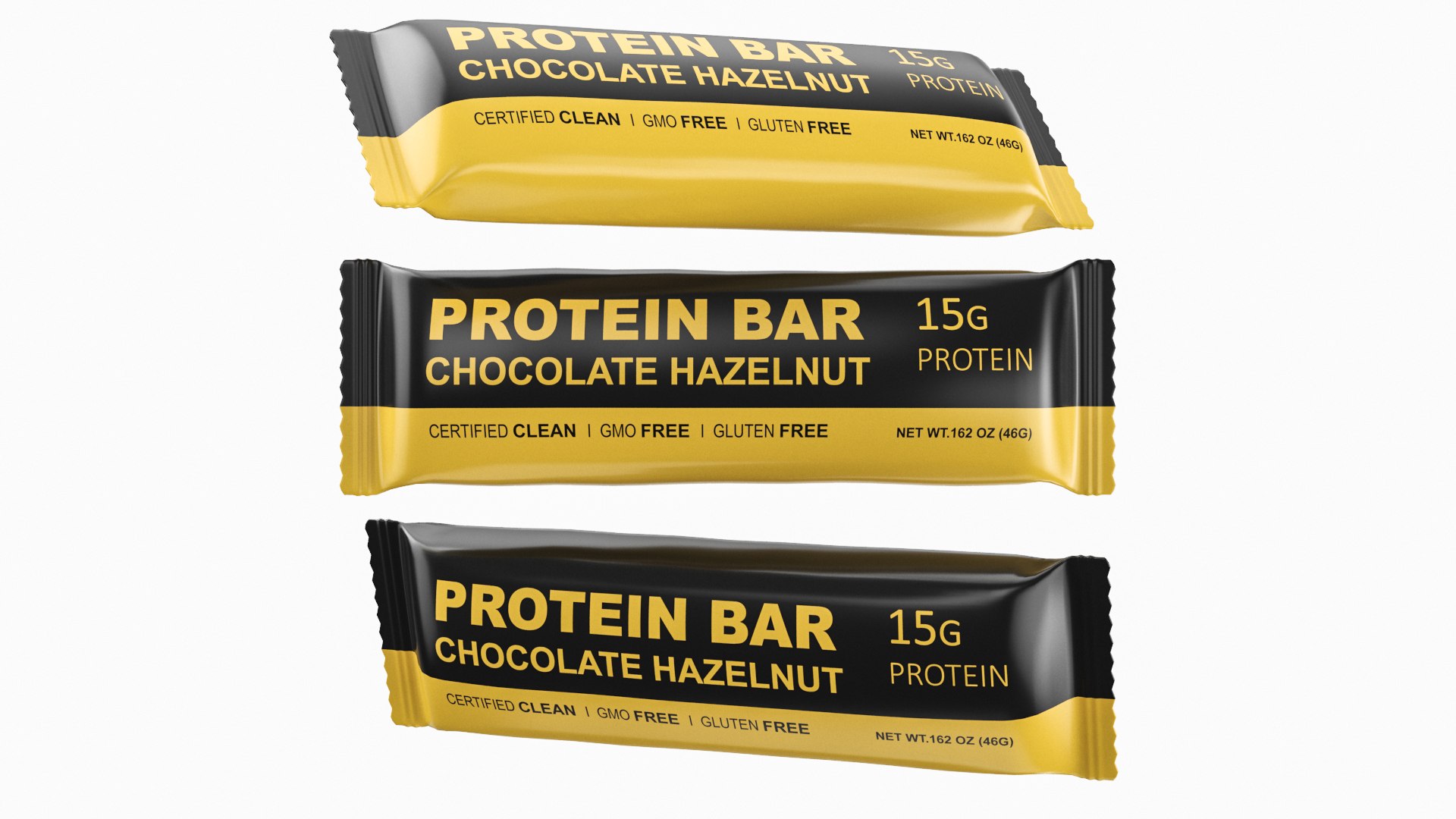 Protein Bar Set 3D Model - TurboSquid 2396824