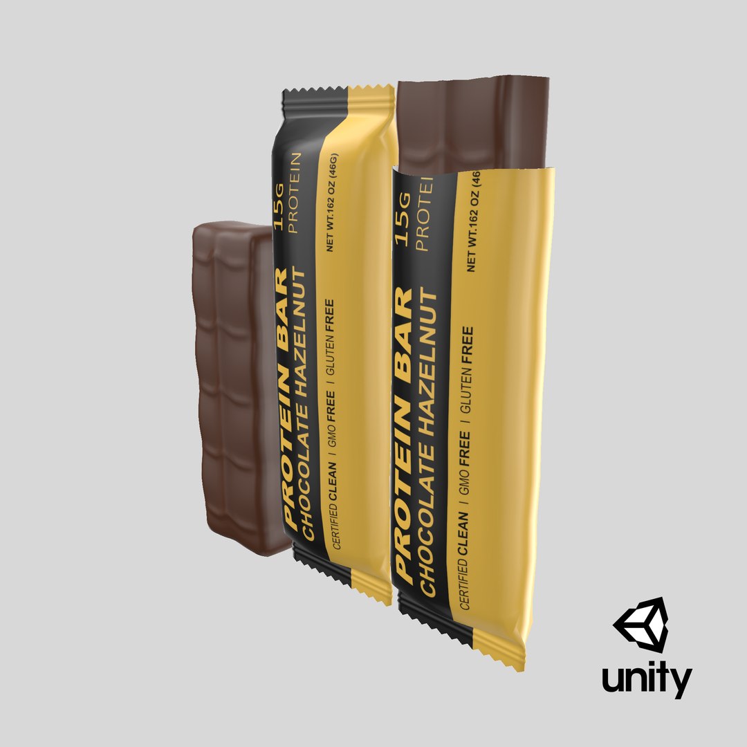 Protein Bar Set 3D Model - TurboSquid 2396824