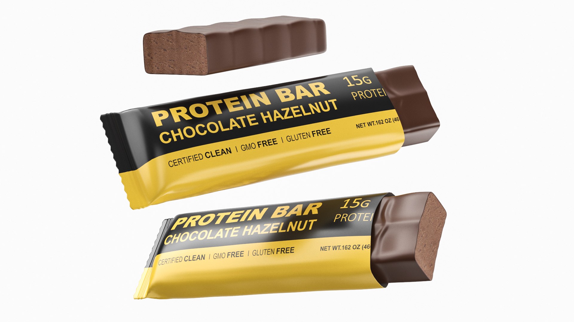 Protein Bar Set 3D Model - TurboSquid 2396824