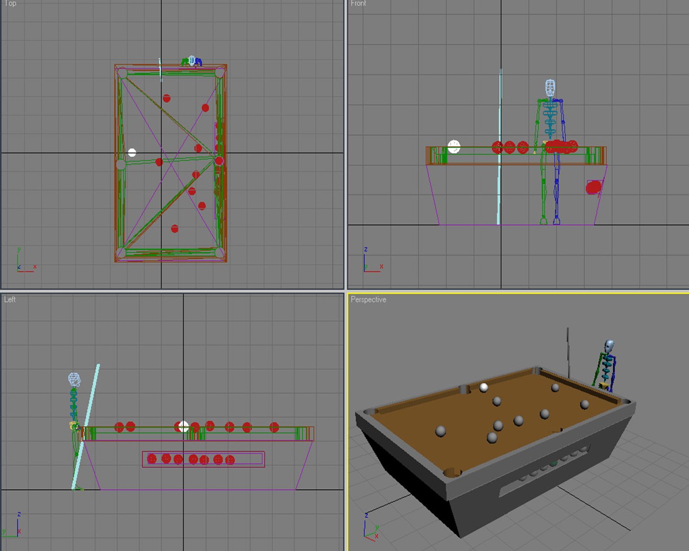 Free Pool Table 3d Model