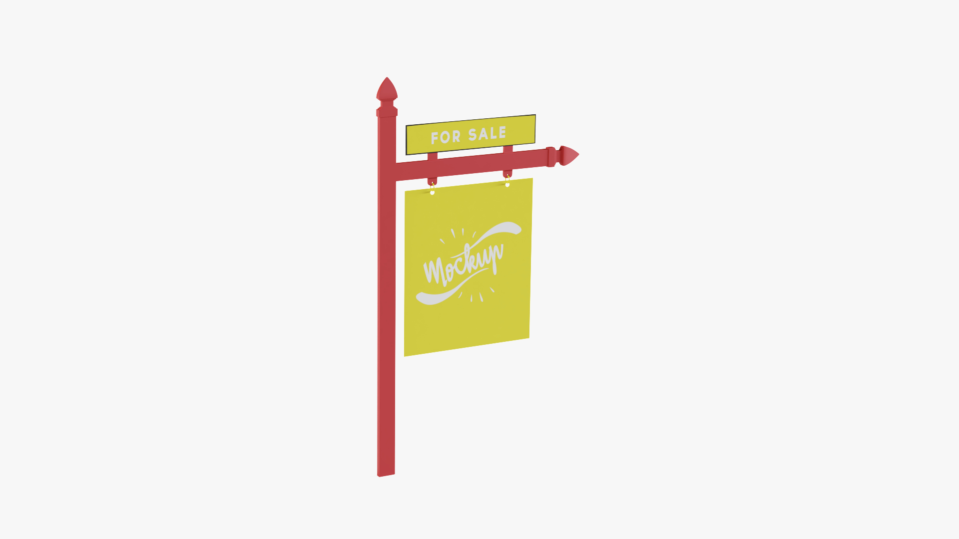 Real estate sign 3D model - TurboSquid 1673827