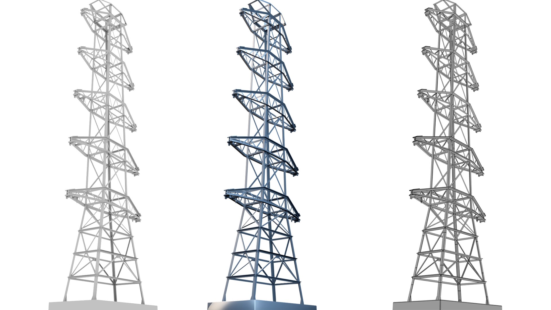 3D Electric Pillar Model - TurboSquid 2155482