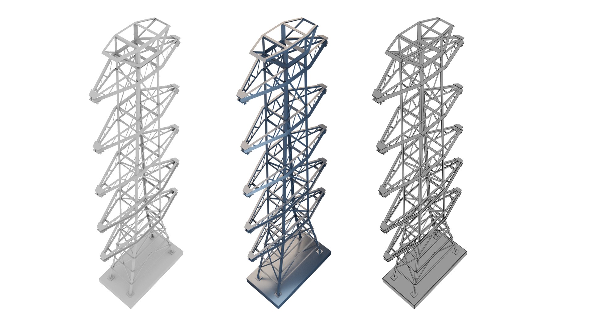 3D Electric Pillar Model - TurboSquid 2155482