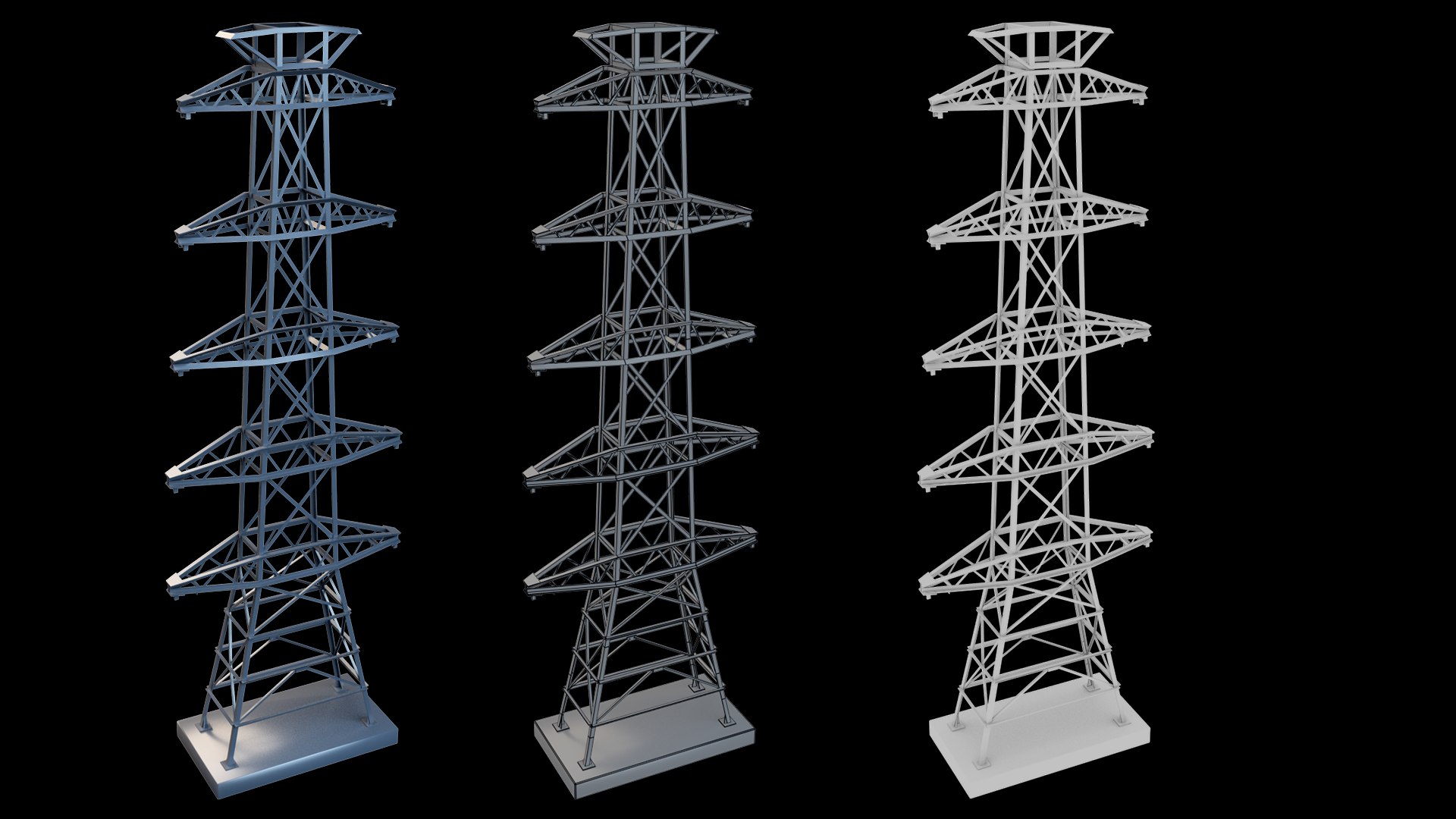3D Electric Pillar Model - TurboSquid 2155482